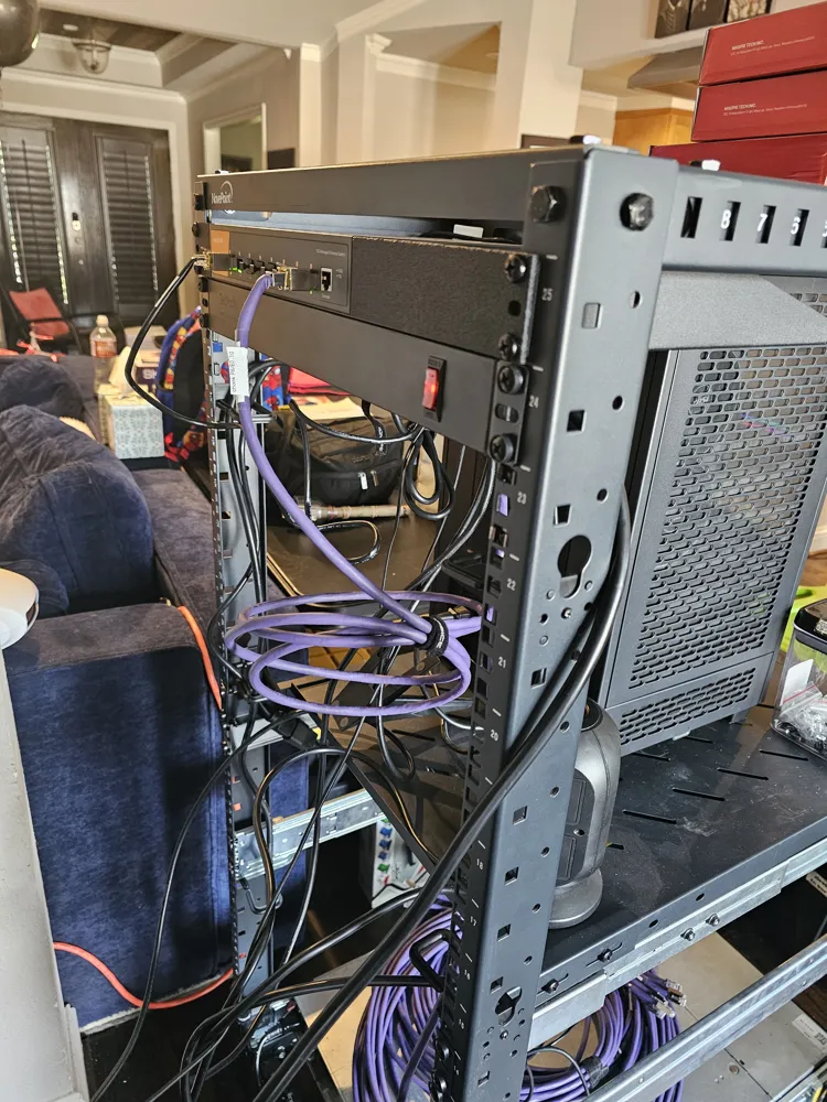 19in Server Rack Mount Cable Finger Basket Channel - Free 3D Print ...