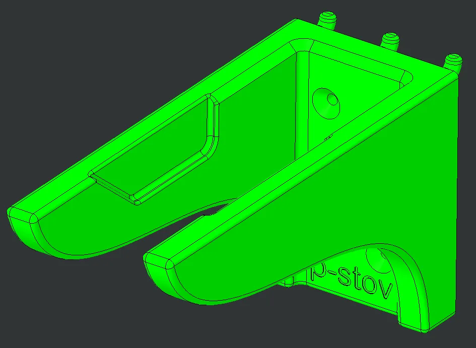 Ridgid Cordless Drill/Impact Holder for Pegboard by p-stov - MakerWorld