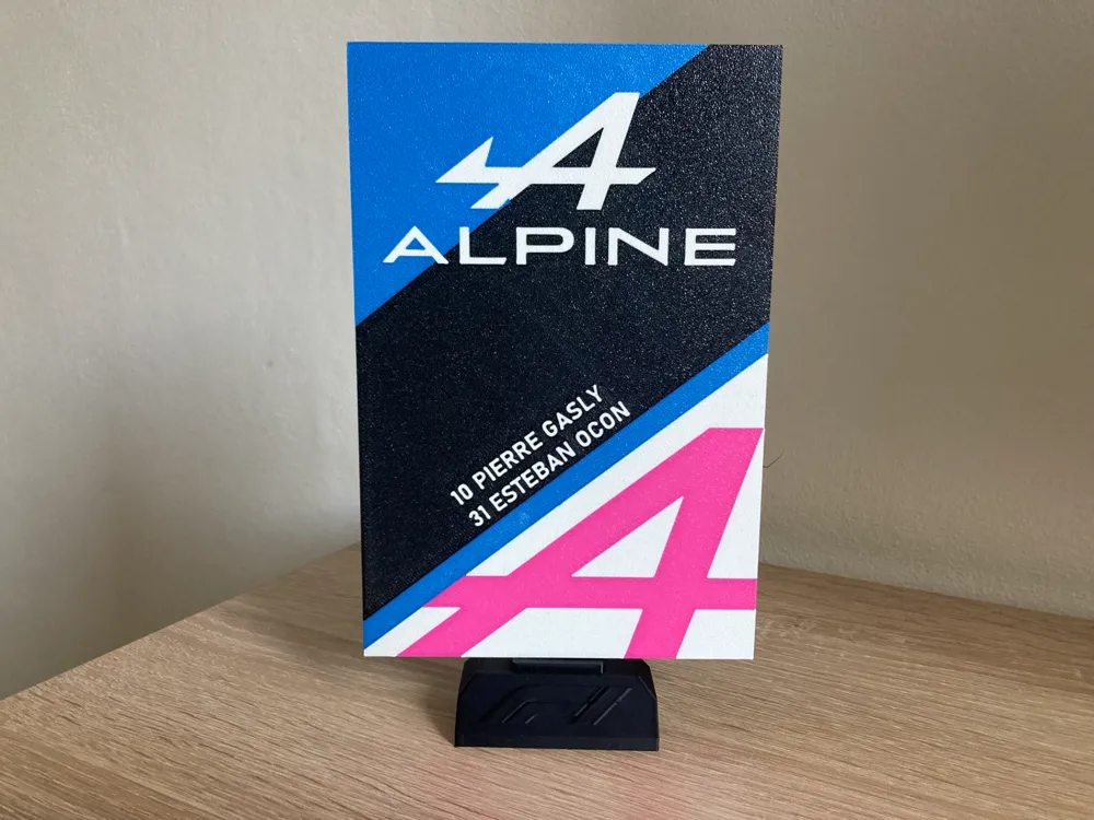 Alpine F1 Sign 2024 by jakubhroch - MakerWorld