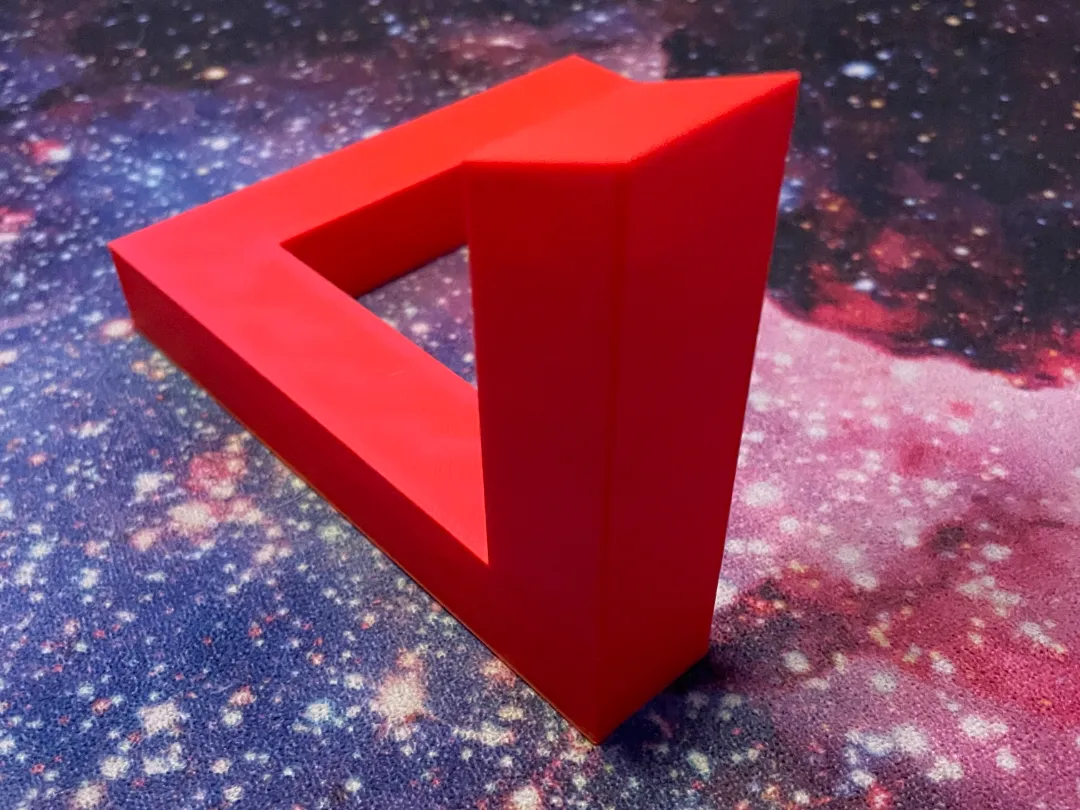 Impossible triangle illusion - Free 3D Print Model - MakerWorld