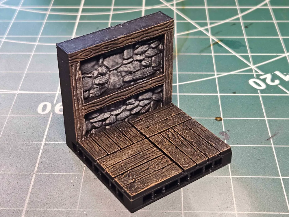 OpenForge Wooden Wall Tiles (Stone) Remixed by Yandalf - MakerWorld