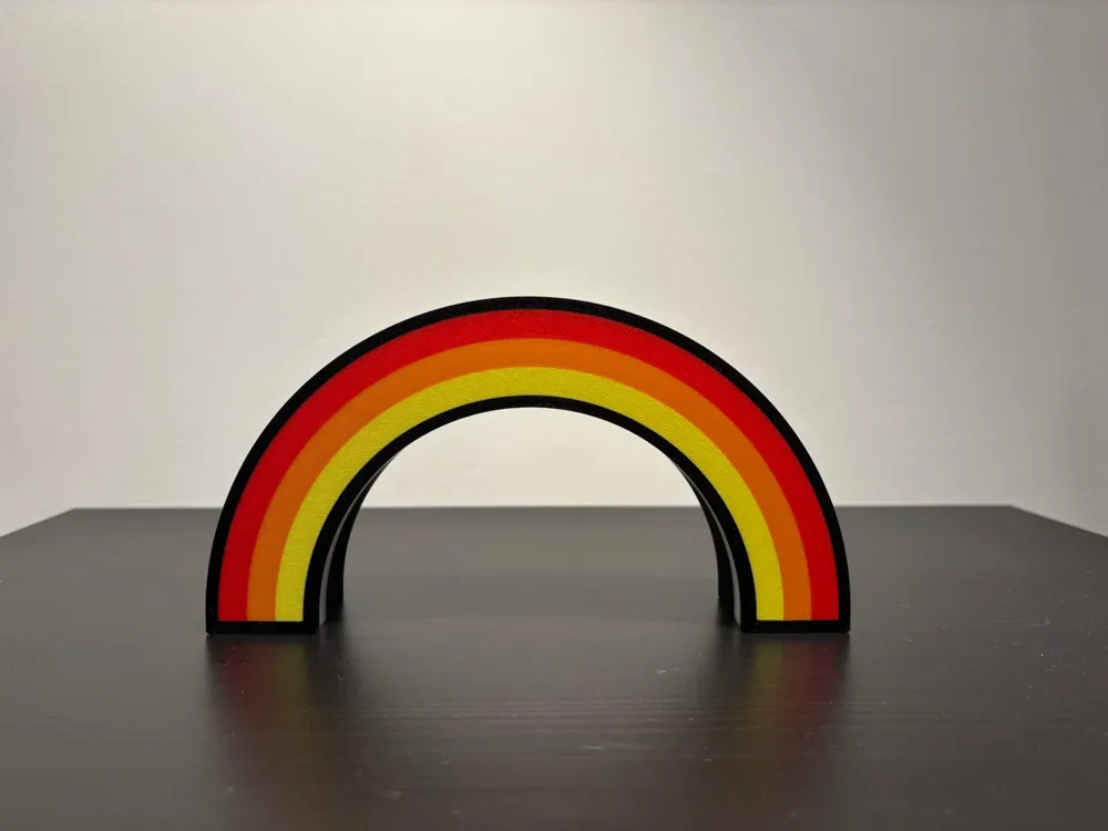 Kids Rainbow lightbox by Tinker Link MakerWorld: Download Free 3D Models