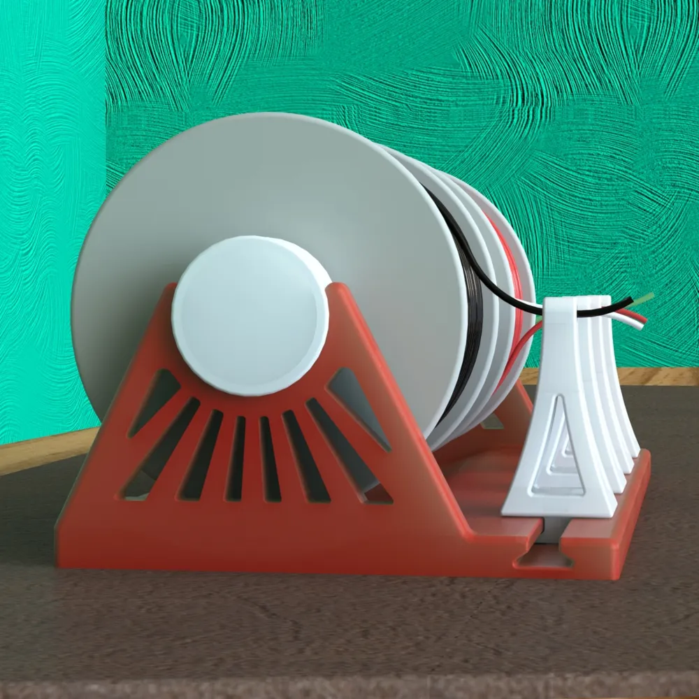The ReelRack ~ Wire Spool Holder by Charleston 3D Studio MakerWorld: Download Free 3D Models