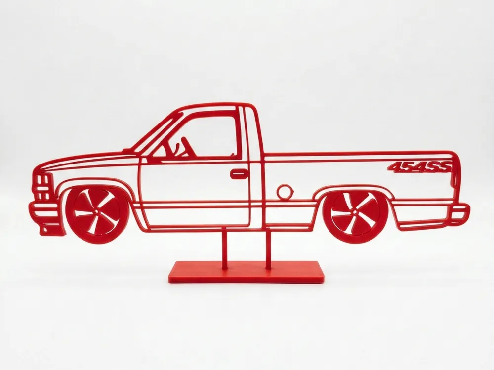 1997 Chevy 454ss pickup - Free 3D Print Model - MakerWorld