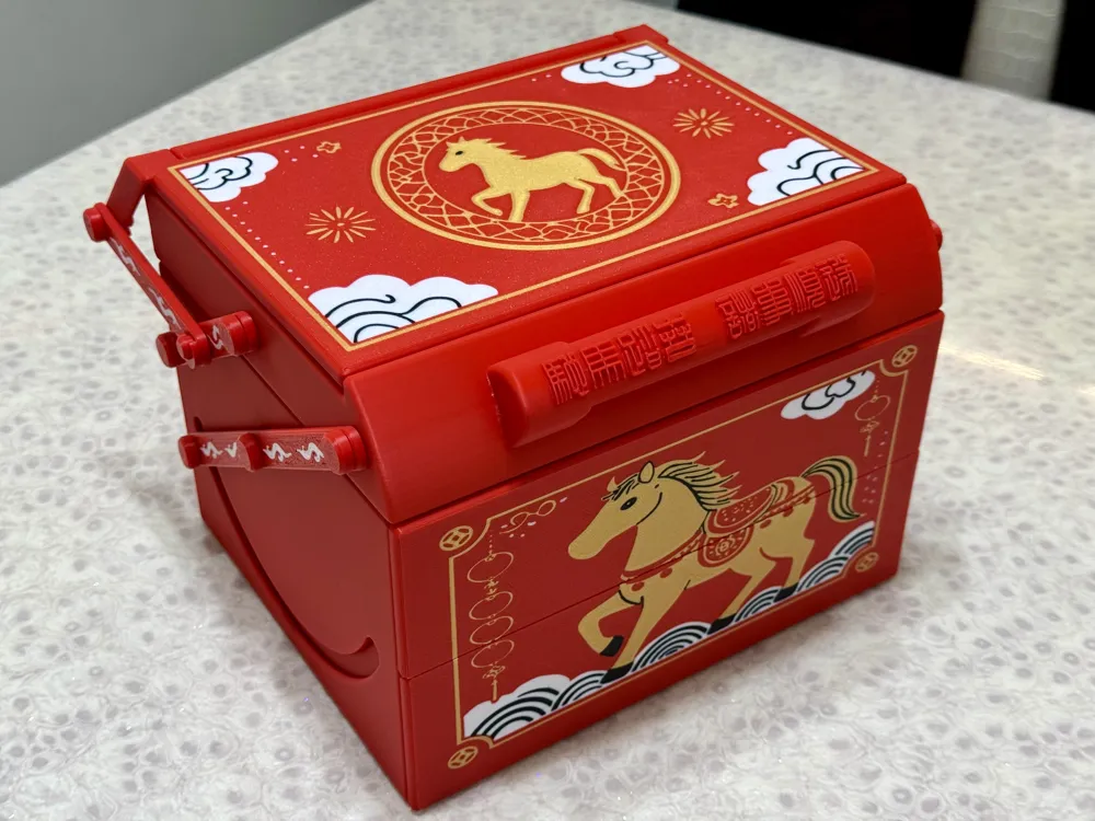 Antique Style Year of the Horse New Year Snack/Food/Dried Fruit/Jewelry ...