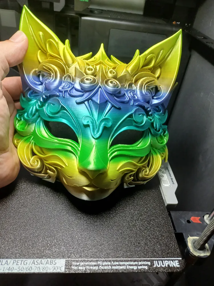 Cat Mask V2 by AcaSnake MakerWorld: Download Free 3D Models