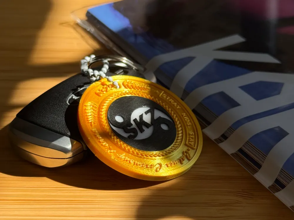 Double sided Stray Kids Karma Coin Keychain by ntnt MakerWorld ...