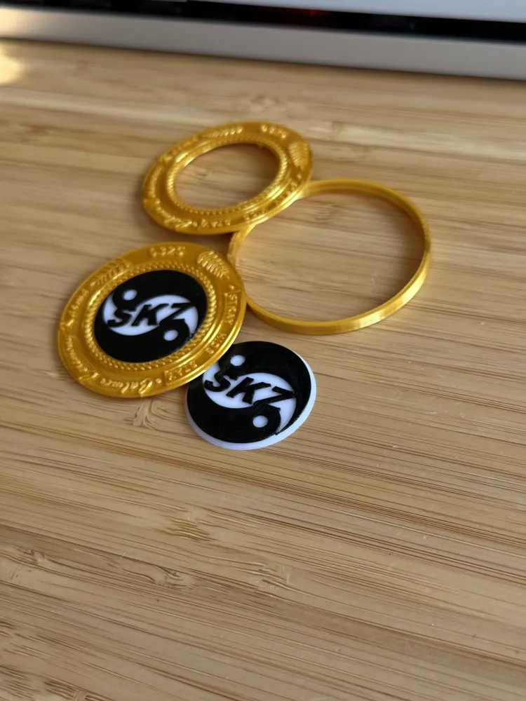 Double sided Stray Kids Karma Coin Keychain - Free 3D Print Model ...
