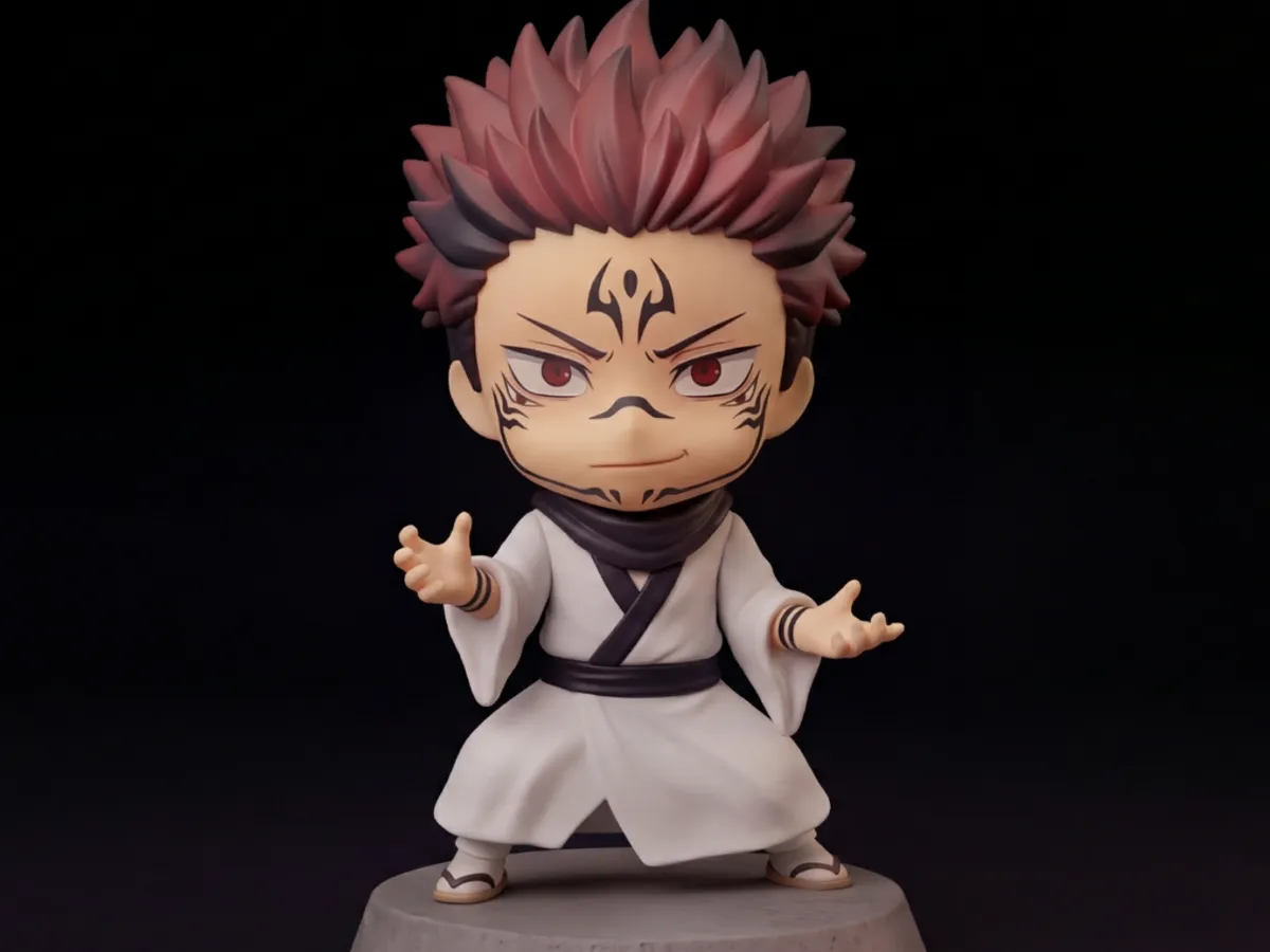 Sukuna Jujutsu Kaisen chibi - Free 3D Print Model - MakerWorld