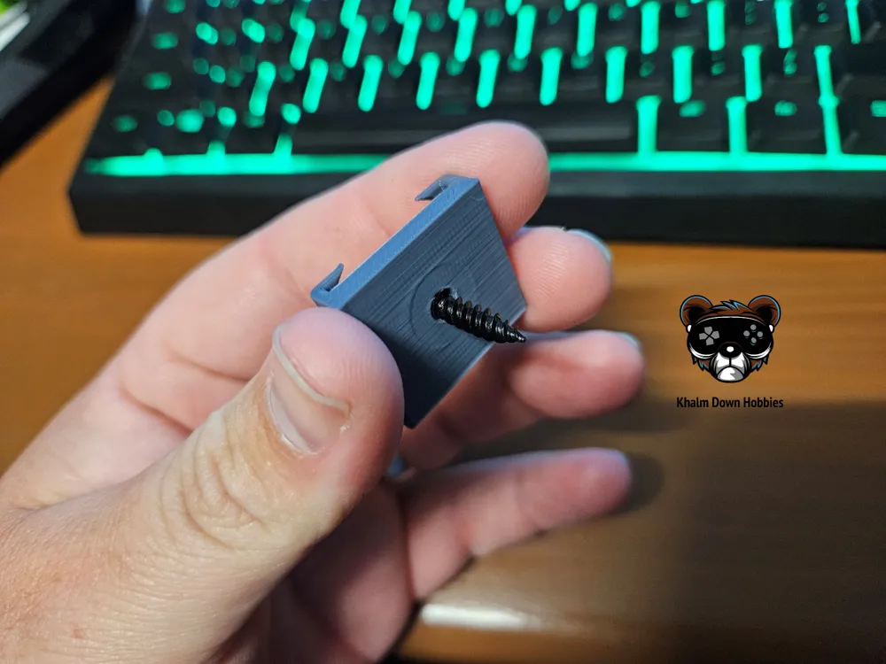 Square Plate holder for LED Desk Lamp Magnetic Mount by Khalm Down ...