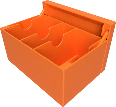 MTG Linkage Lid Deck Box - Double (print in place) by BlueBeka - MakerWorld