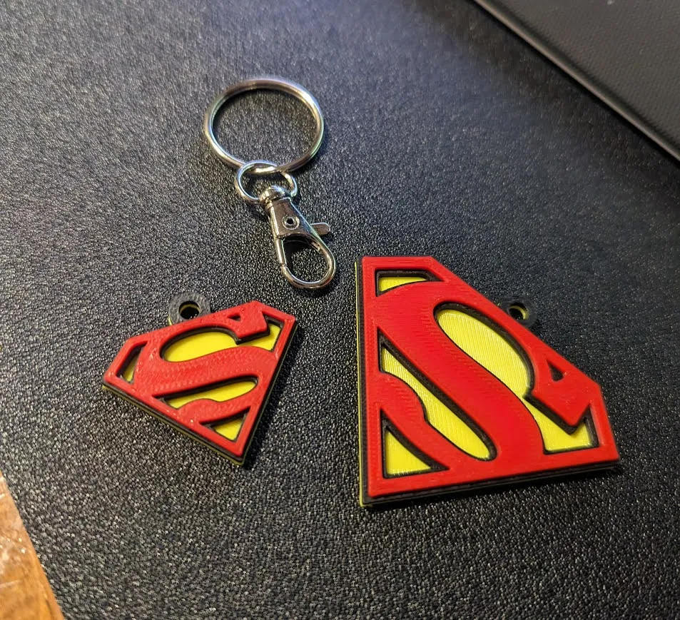Superman Keychain by Garber Creations - MakerWorld