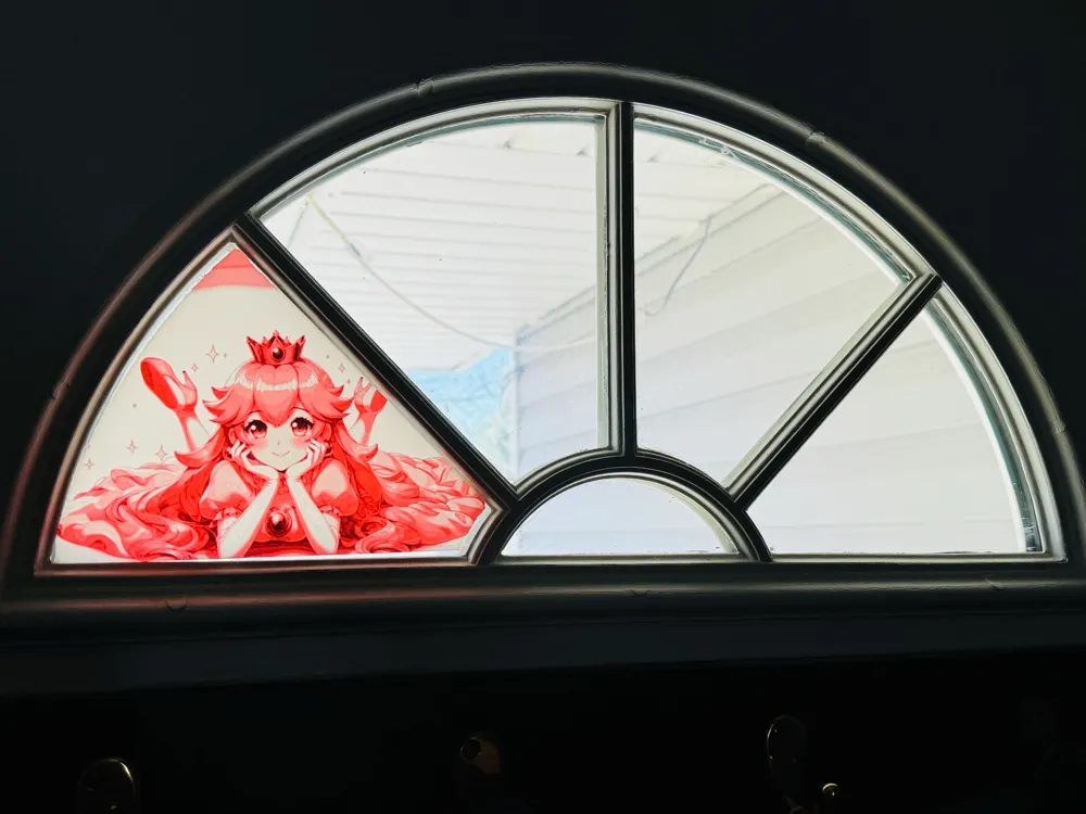Moon Window Decor - Mario, Peach, Luigi, Toadette by im.jackharvest ...