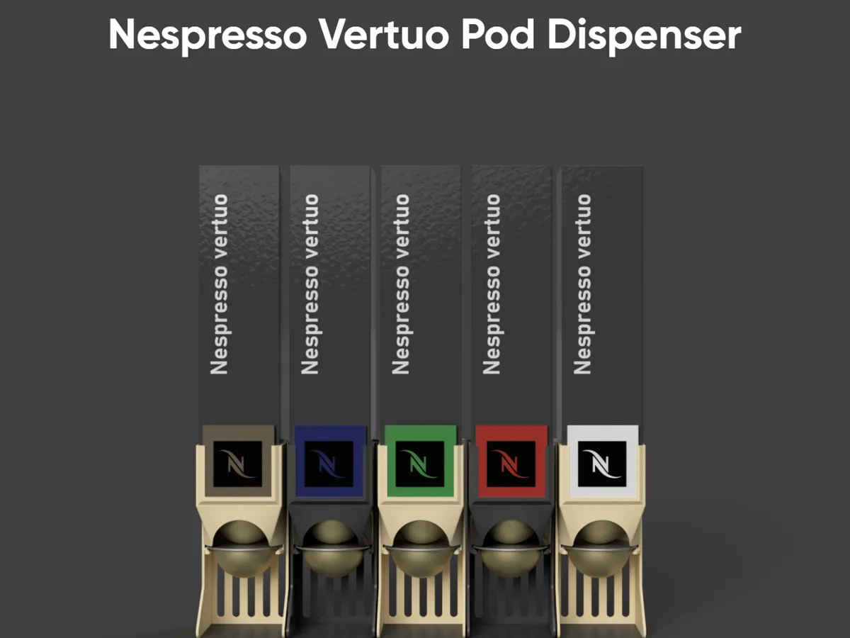 Nespresso Vertuo Pod Dispenser - Free 3D Print Model - MakerWorld