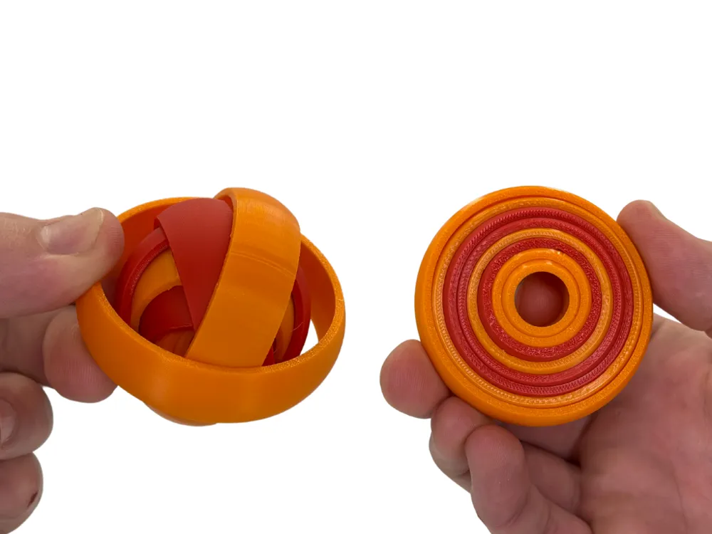 Gyro Fidget - Eight Rings by Neil - MakerWorld