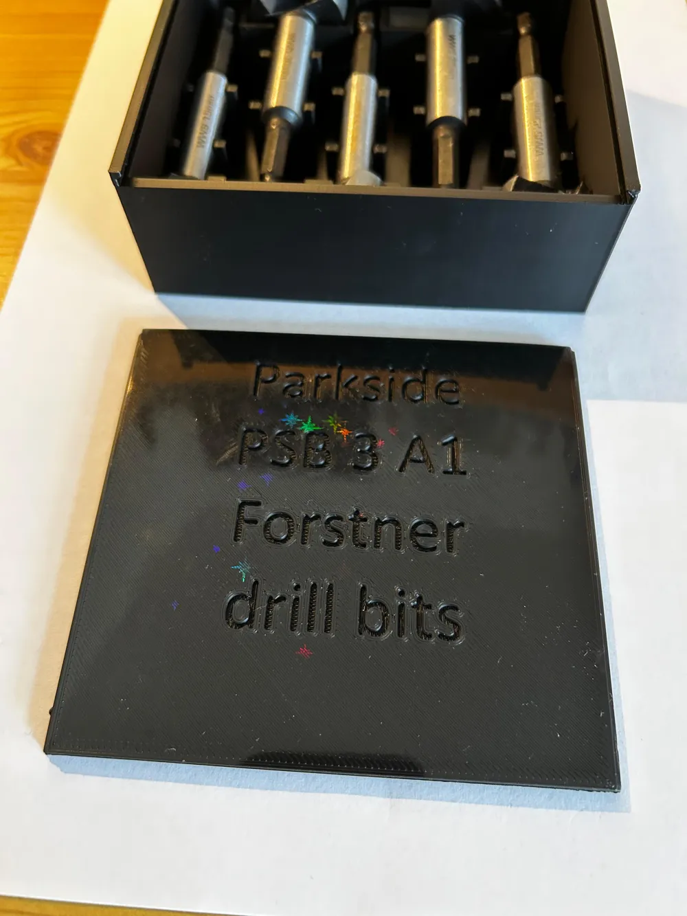 PARKSIDE Forstner drill bit storage box - Free 3D Print Model - MakerWorld