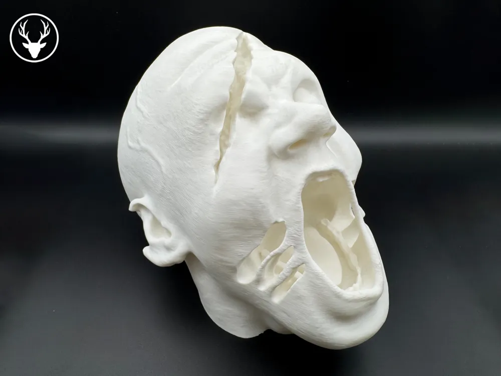 Zombie Head XL by Stag 3D MakerWorld: Download Free 3D Models