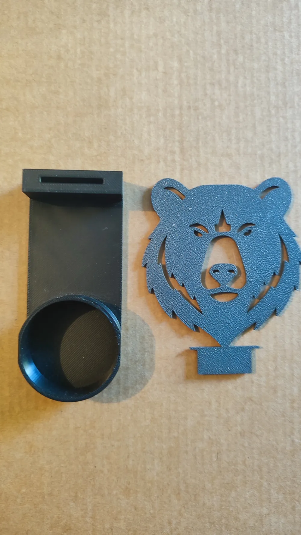 Shadow Art - Black Bear - Free 3D Print Model - MakerWorld