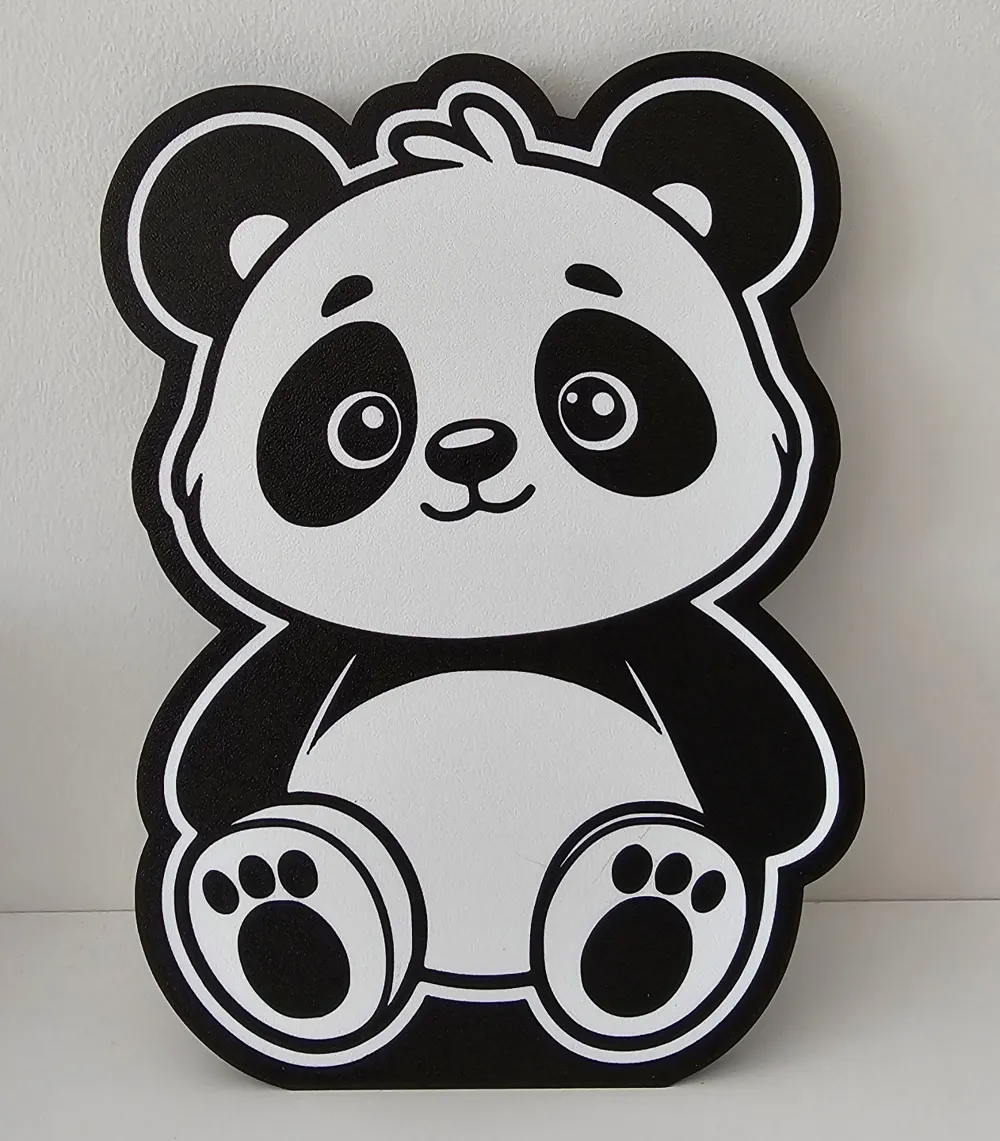 Panda Baby Lightbox | LED Lamp by 3Dacores - MakerWorld