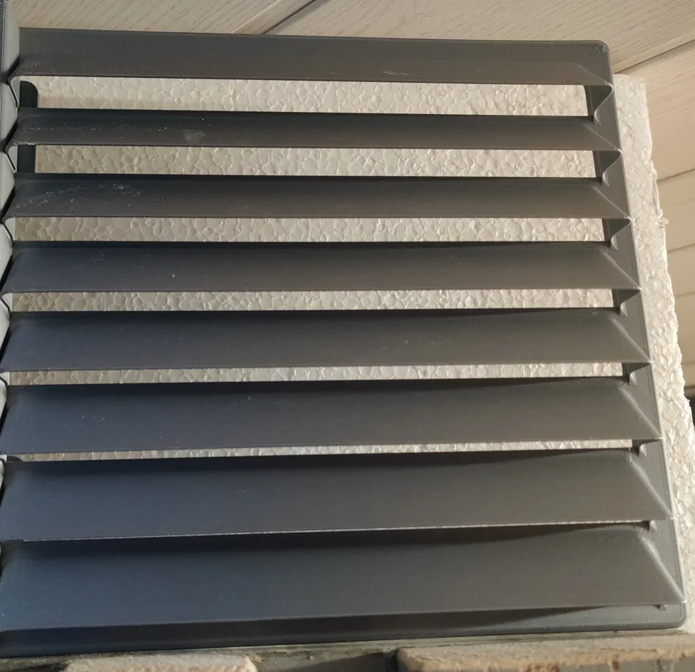 Louvres Air Vent Grill Parametric, customizable - Free 3D Print Model ...
