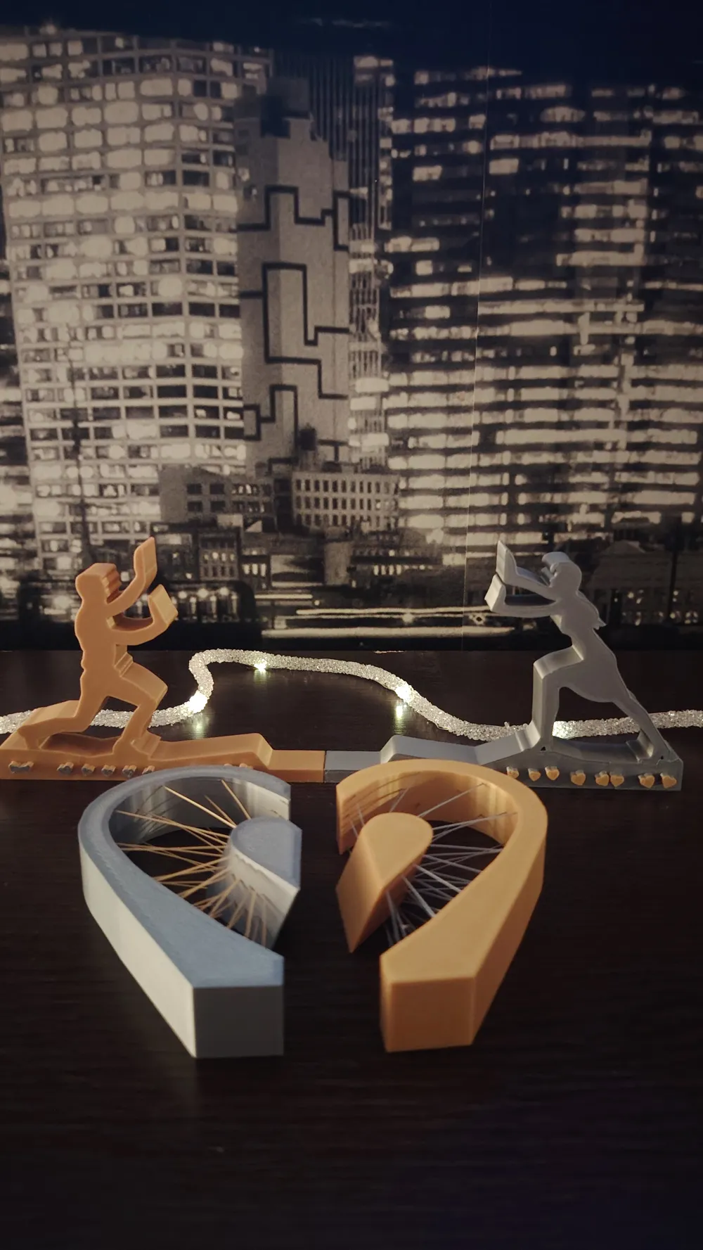 String Art Heart - Interactive Love Sculpture - Free 3D Print Model ...