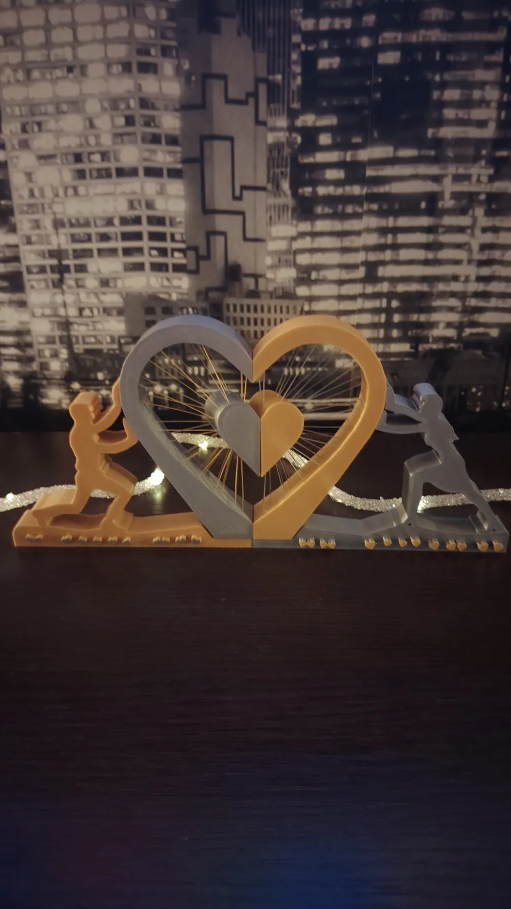 String Art Heart - Interactive Love Sculpture - Free 3D Print Model ...