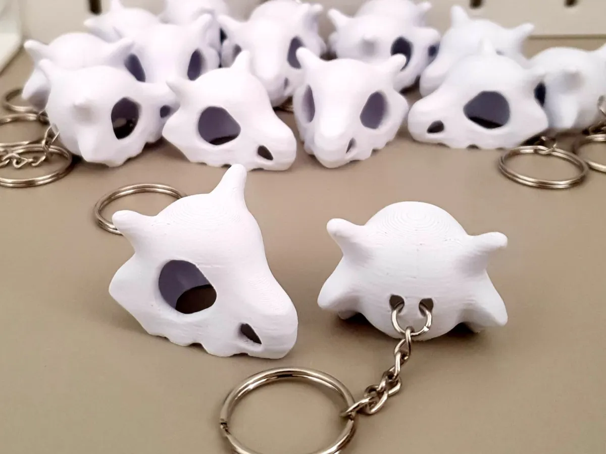 Cubone skull - Keychain by DC93 MakerWorld: Download Free 3D Models