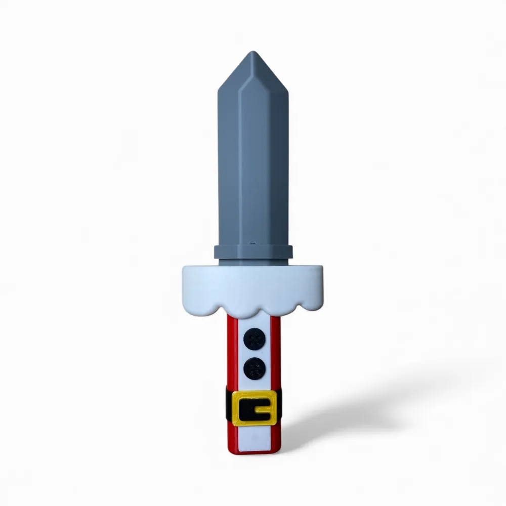 Santa / Elf Kids Play Sword Dagger (NO AMS) - Free 3D Print Model ...