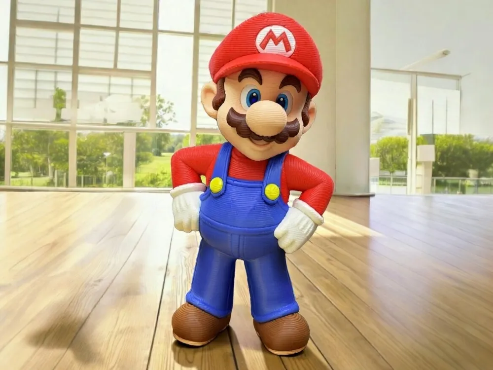 SuperMario BIG - NO AMS - Multiple parts to assemble! - Free 3D Print ...