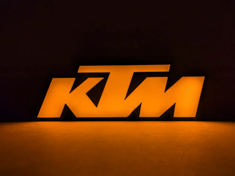 KTM Lightbox LED Lamp by SilMan3D - MakerWorld