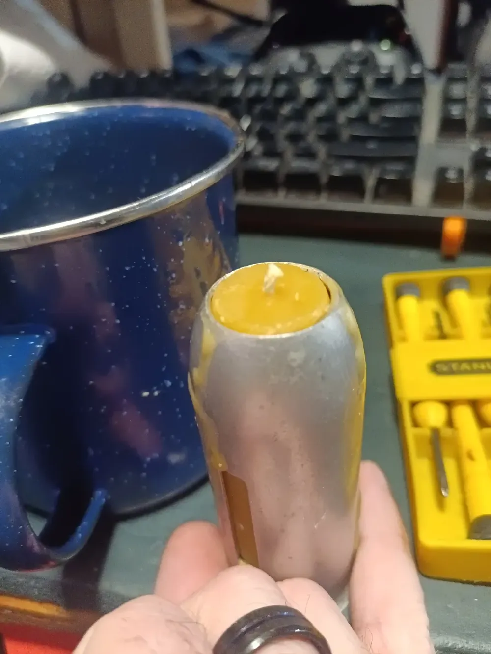 UCO Candle Mold w/ Wick Holder - Free 3D Print Model - MakerWorld