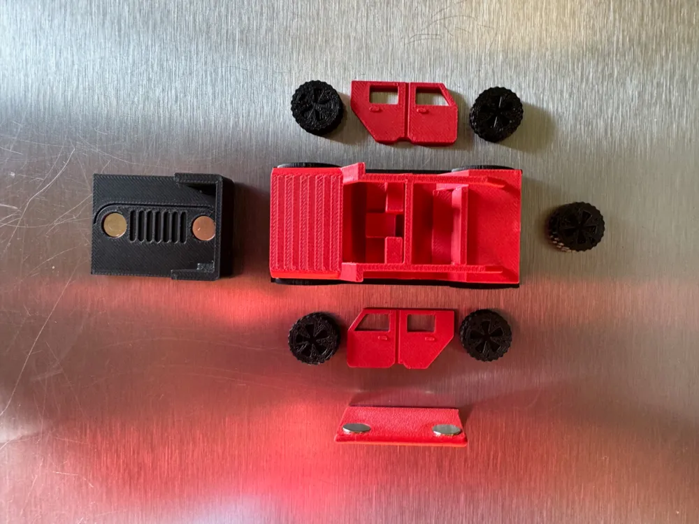 Jeep Magnets with Scenic Backgrounds by OUAeroEngr - MakerWorld