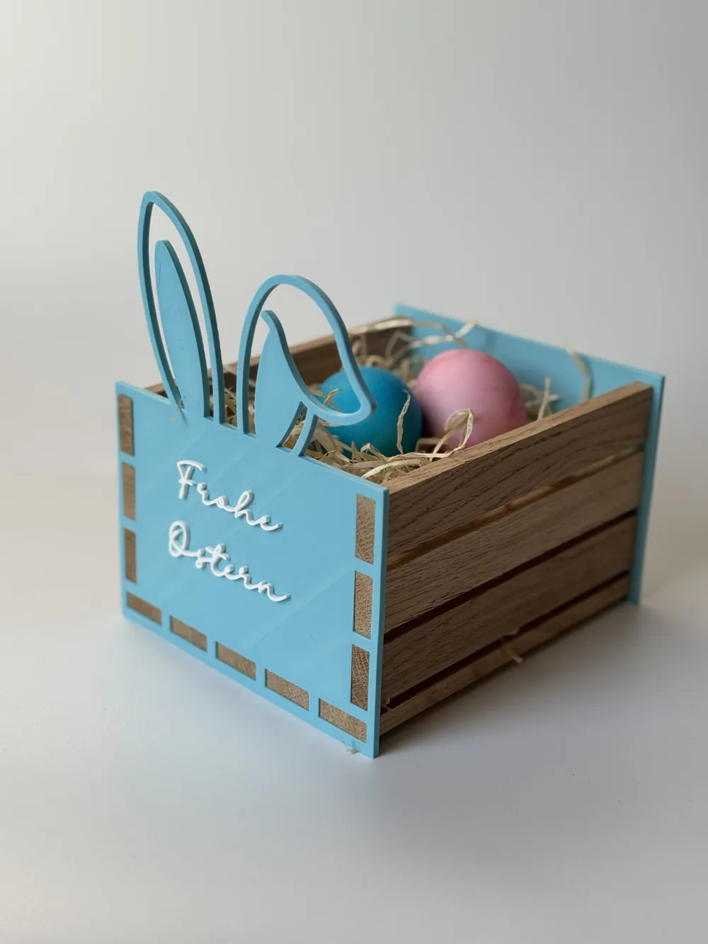 Easter Basket with Blocks (Easy-Sticks) - Free 3D Print Model - MakerWorld