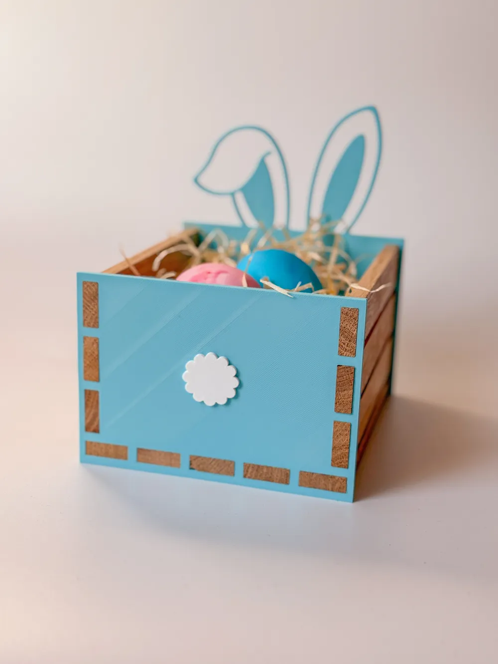 Easter Basket with Blocks (Easy-Sticks) - Free 3D Print Model - MakerWorld