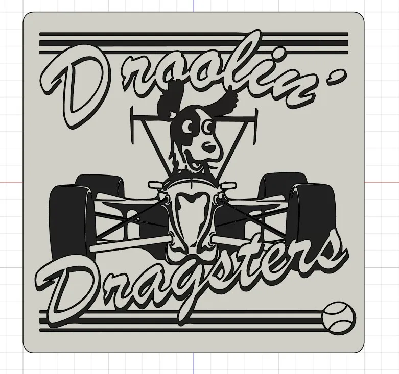 Droolin' Dragsters Coaster by StevePMcG - MakerWorld