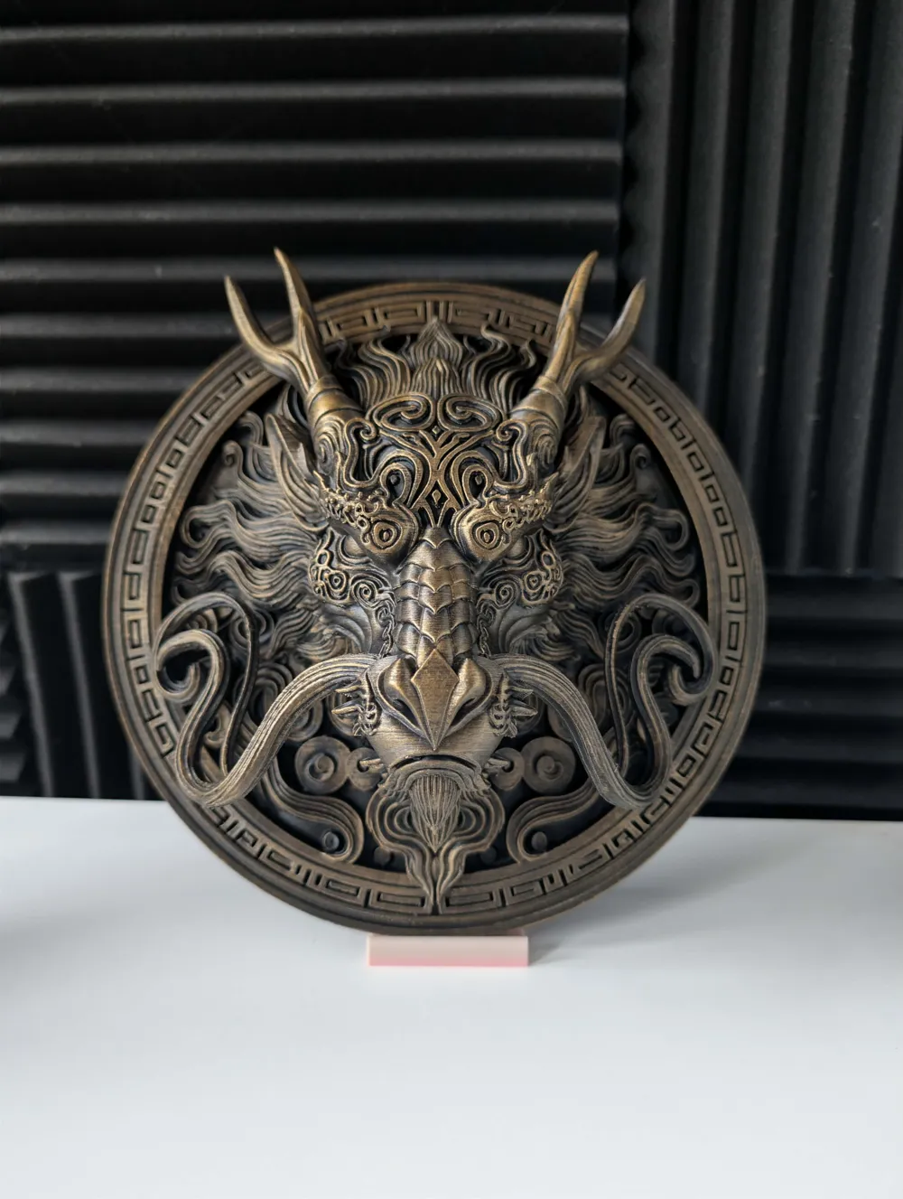 Imperial Dragon Relief - Wall Decor Asian Drache - Free 3D Print Model ...