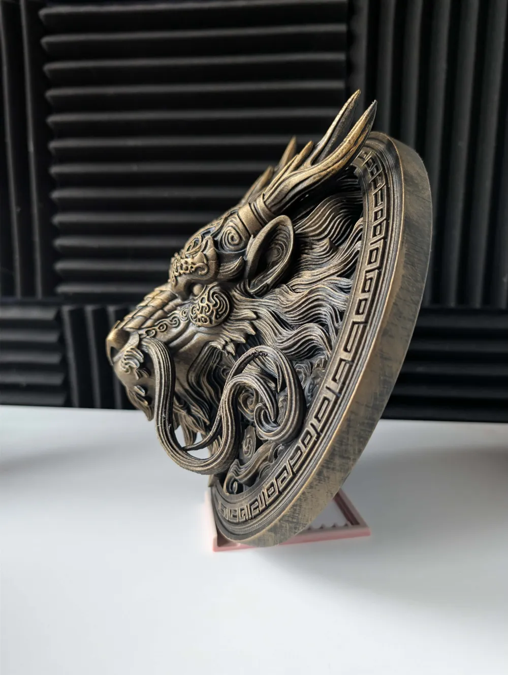 Imperial Dragon Relief - Wall Decor Asian Drache - Free 3D Print Model ...