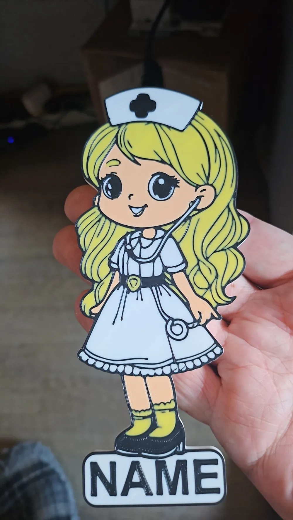 Customizable Nurse Name - Free 3D Print Model - MakerWorld