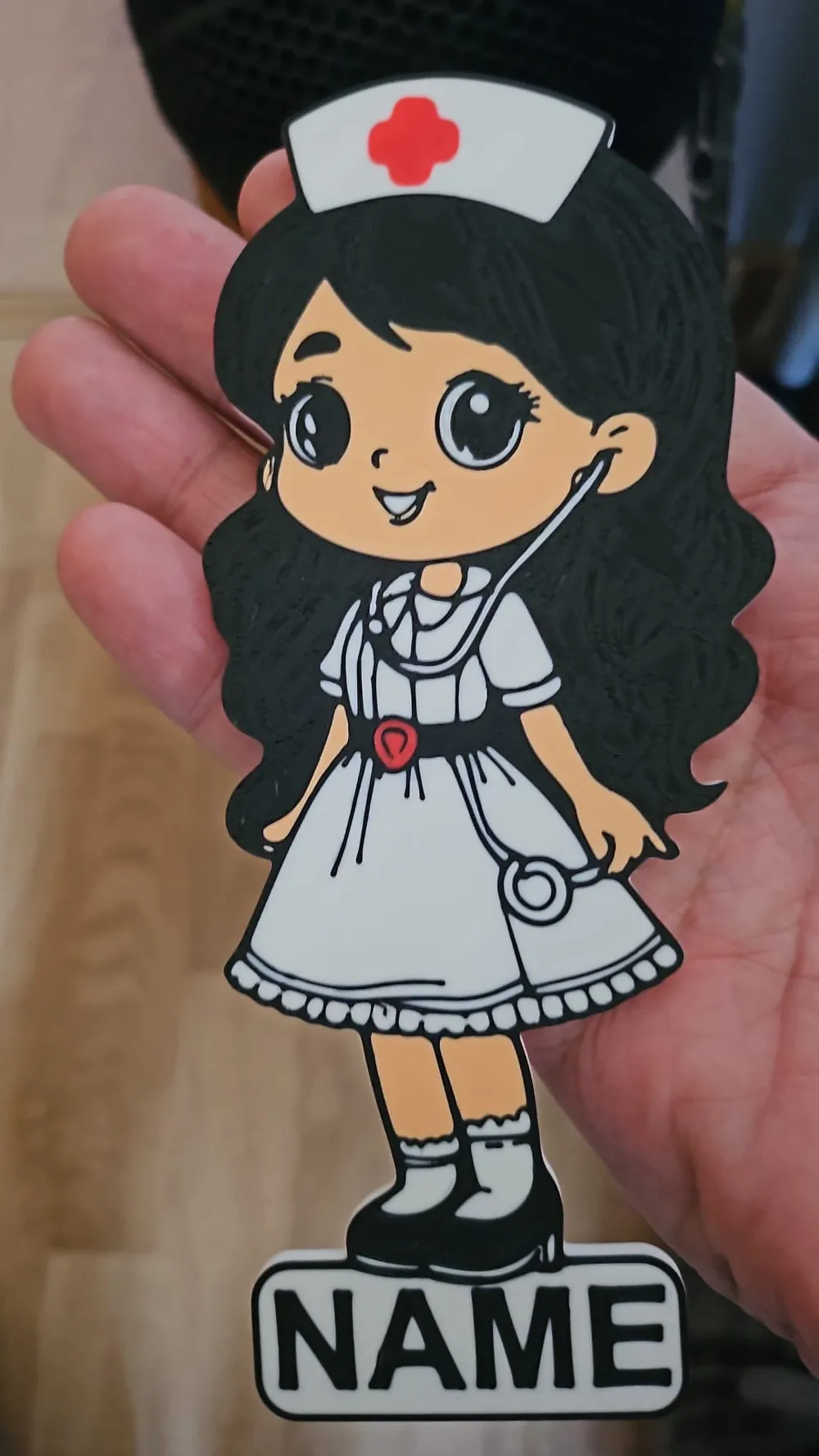 Customizable Nurse Name - Free 3D Print Model - MakerWorld