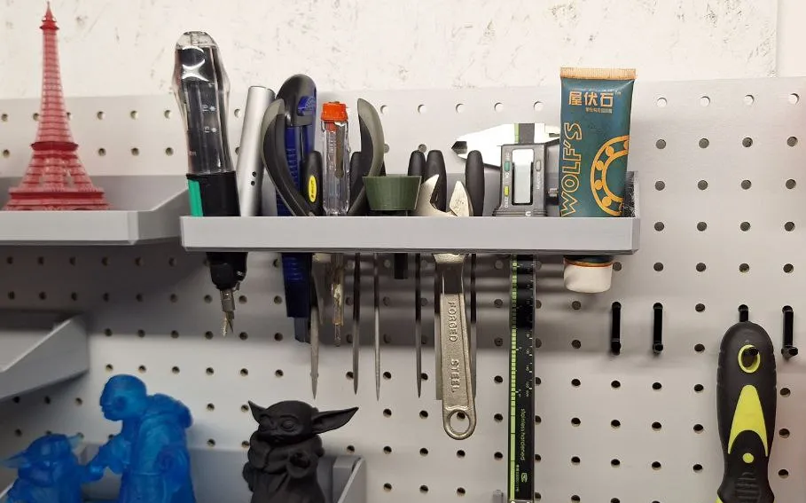 25mm pegboard hooks and boxes Remixed by krokus57 - MakerWorld