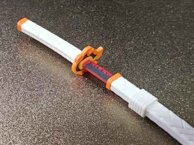 [MiniBlade]Demon slayer Sword Kyojuro Rengoku by hwch19 MakerWorld ...