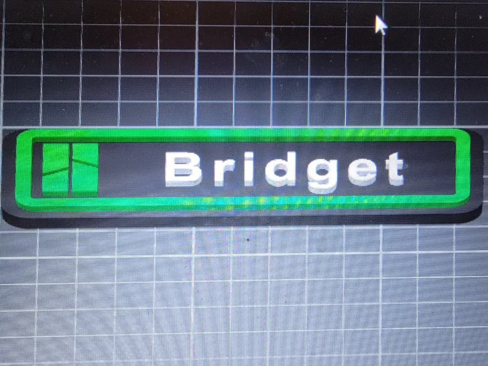 Bridget Name plate by Taylor MakerWorld: Download Free 3D Models