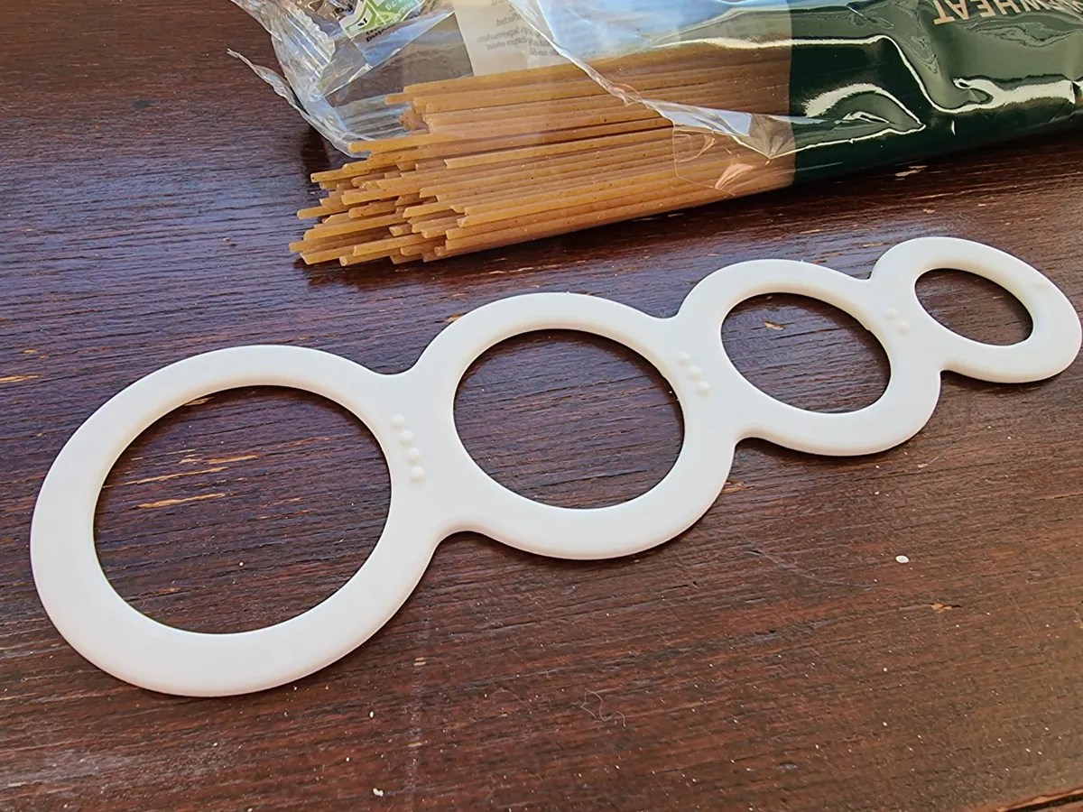 Spaghetti Measurer / Portioner - Curvy 10g Design! - Free 3D Print ...