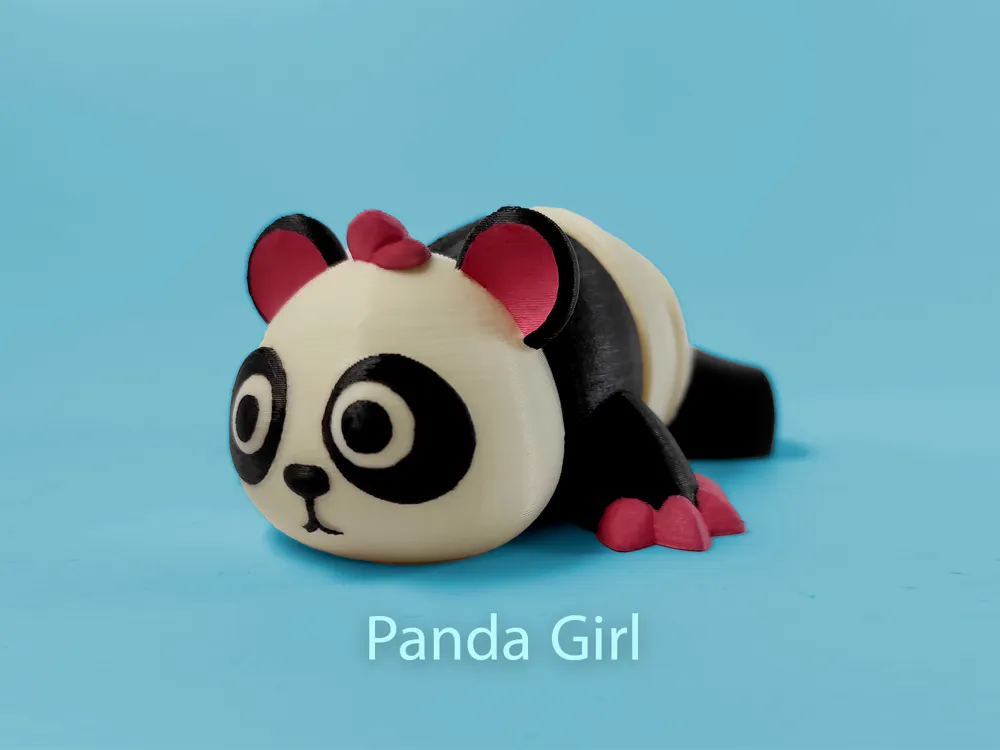 Articulating Pandas Cute Flexi by PinkyWings MakerWorld: Download Free ...