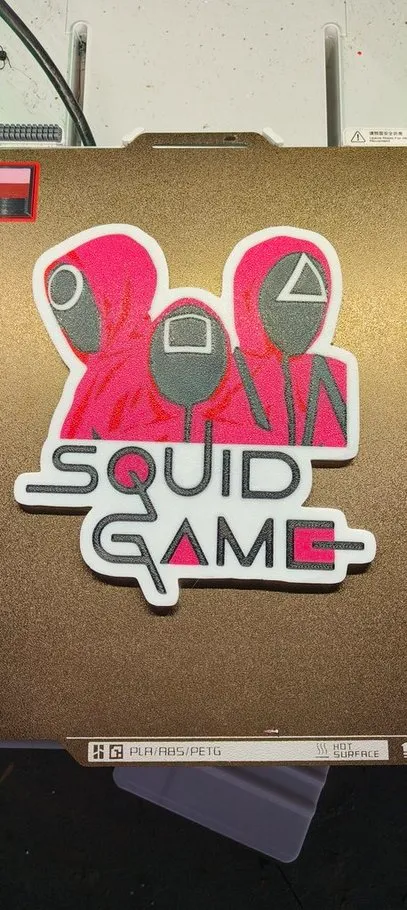 Squid Game Wallart/Sign by PRBE3D - MakerWorld