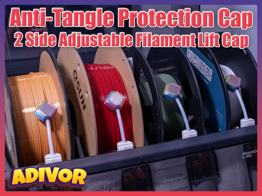 Anti Tangle Filament Cap - Free 3D Print Model - MakerWorld
