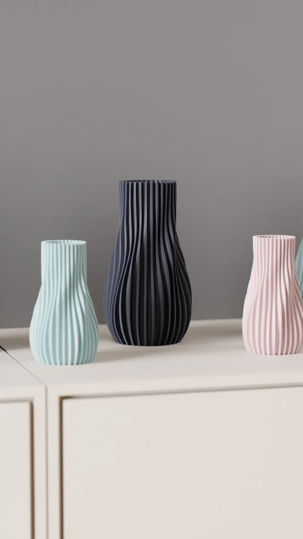 Vase. Modern Flowing Sculptural Vase - Free 3D Print Model - MakerWorld