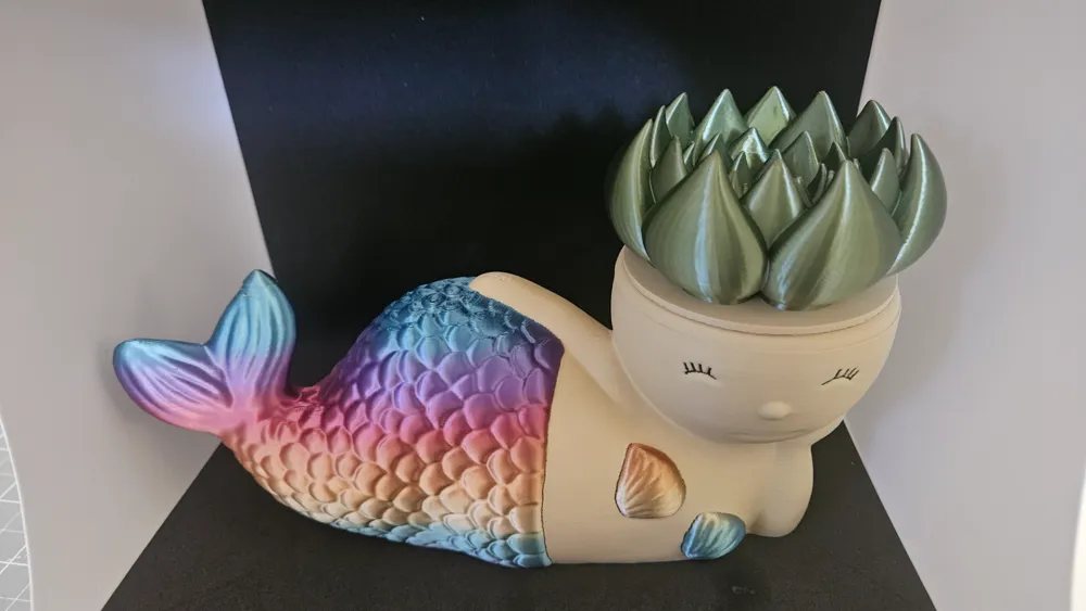 Mermaid Planter by Maaght MakerWorld: Download Free 3D Models