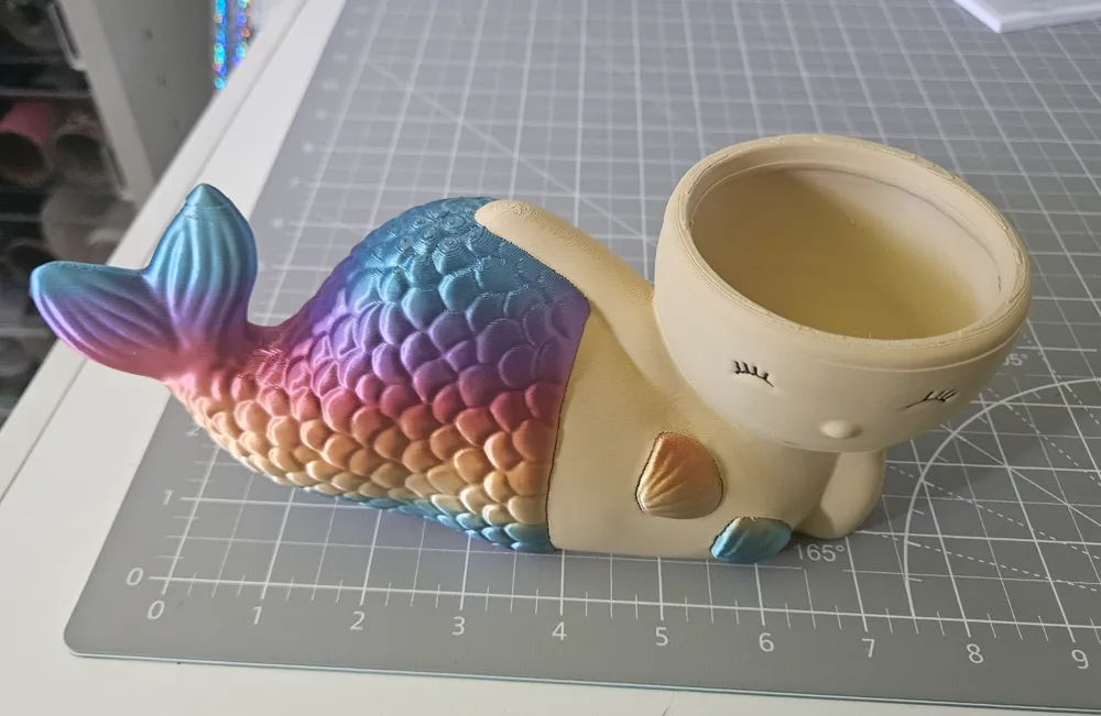 Mermaid Planter by Maaght MakerWorld: Download Free 3D Models
