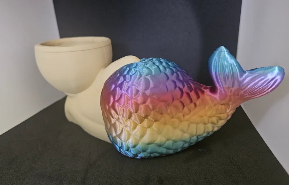 Mermaid Planter by Maaght MakerWorld: Download Free 3D Models